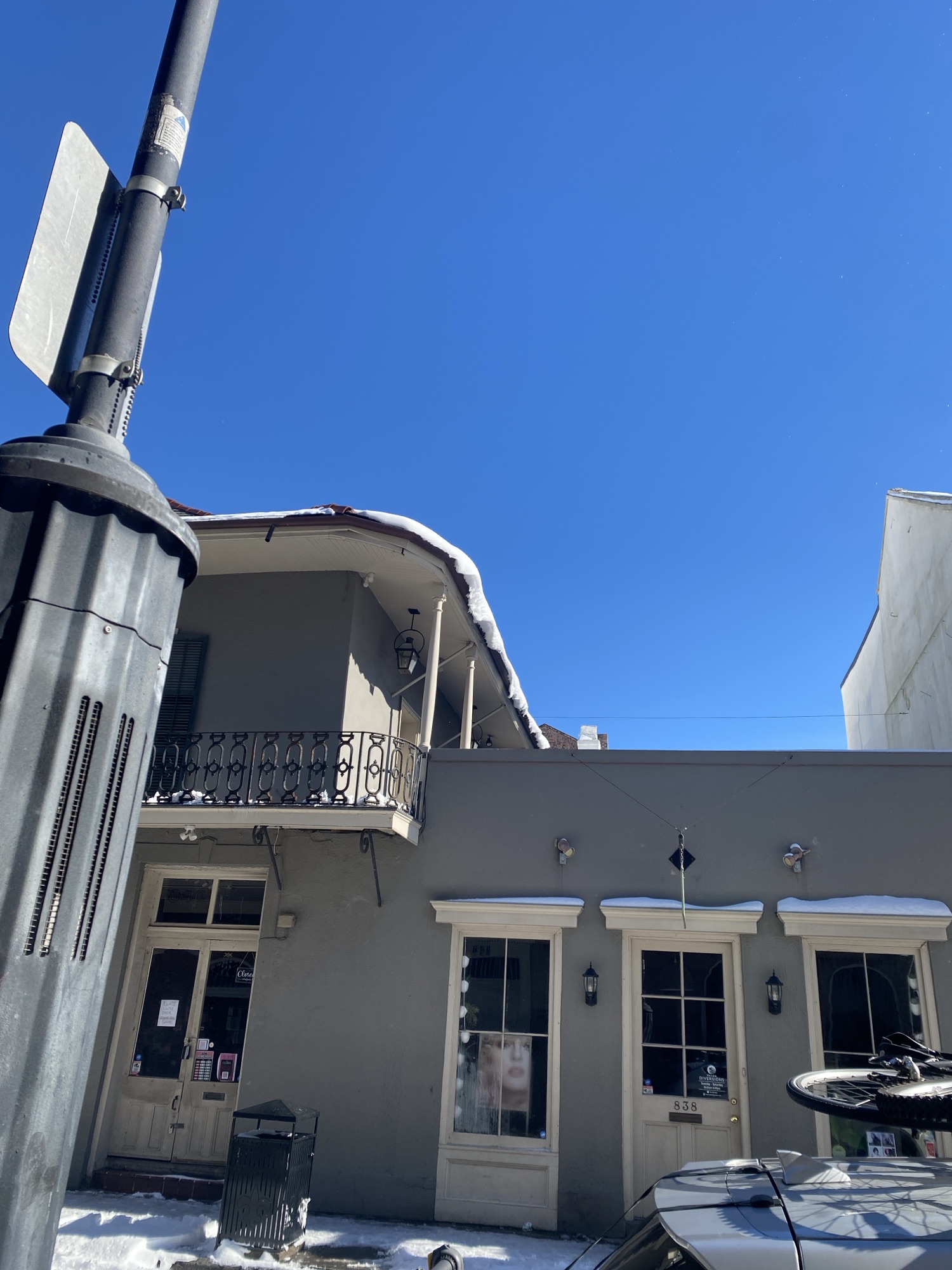 snow day | French Quarter block by block